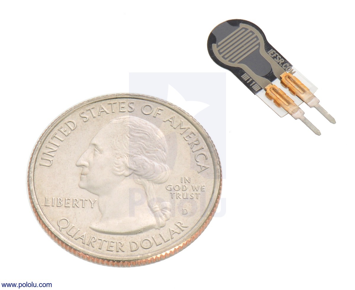 Force-Sensing Resistor: 0.25?-Diameter Circle, Short Tail – Zambeca 🤖 ...