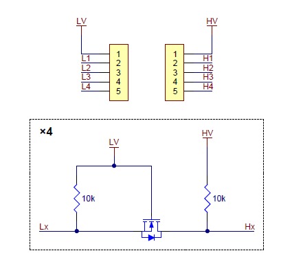 Logic Level Shifter, 4-Channel, Bidirectional – Zambeca 🤖 Robótica ...