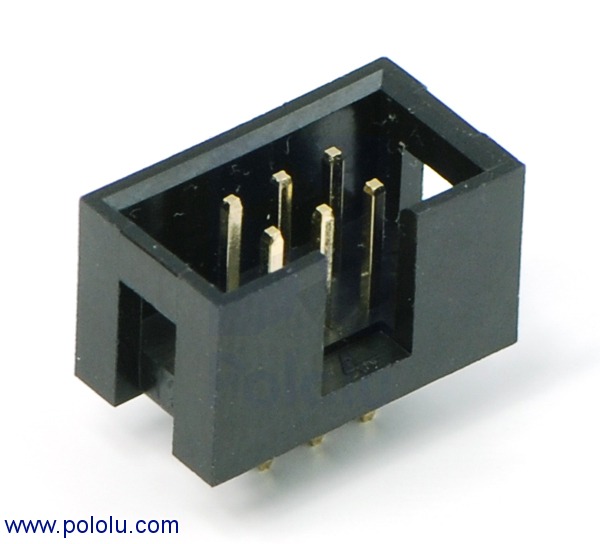 Shrouded Box Header: 2×3-Pin, 0.100 (2.54 mm) Male – Zambeca 🤖 Robótica ...