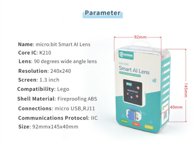 Smart AI Lens Kit para MicroBit (Camara Inteligente) – Zambeca 🤖 ...