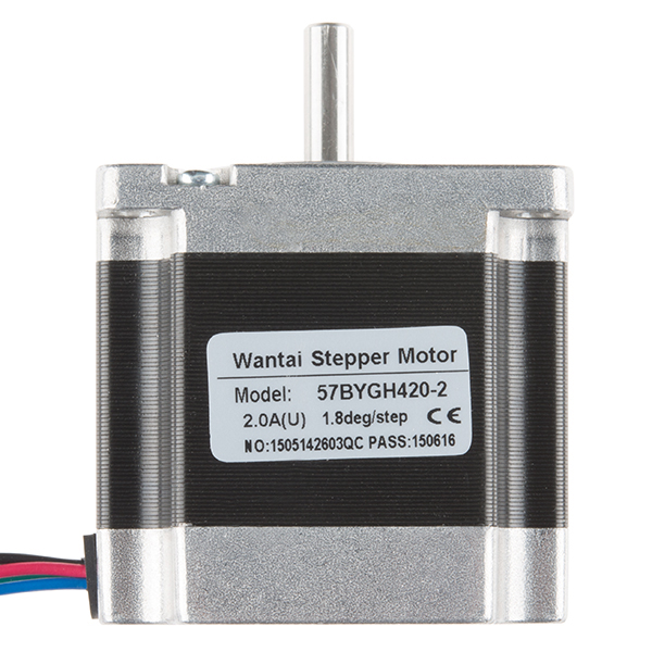 Stepper Motor – 125 oz.in (200 steps/rev, 600mm Wire) – Zambeca 🤖 ...
